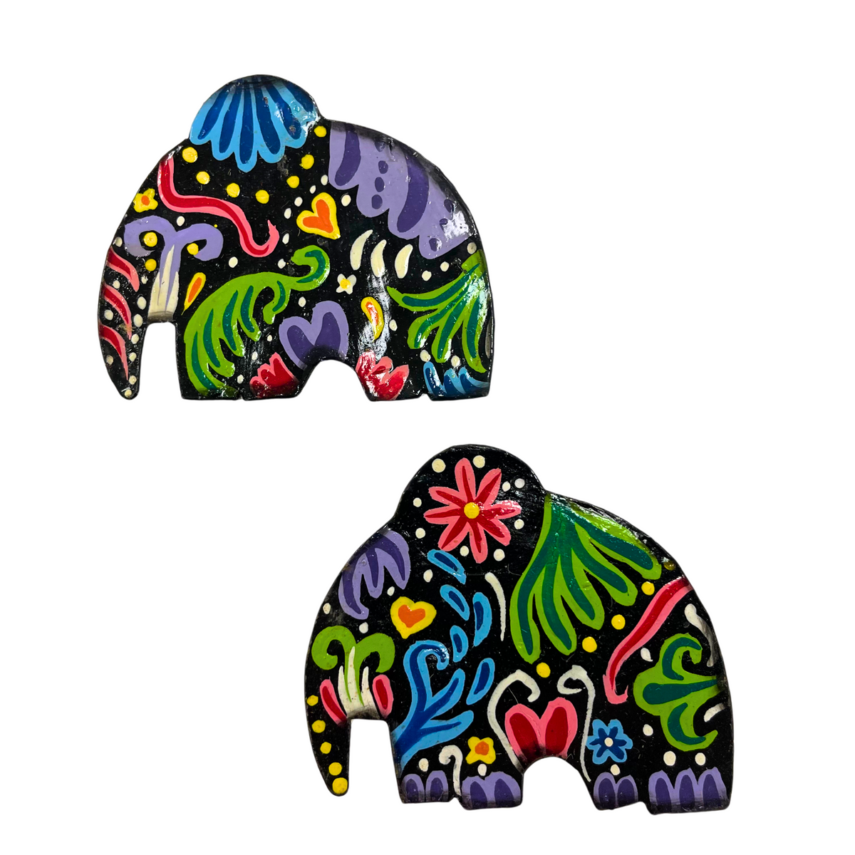 Vivid Small Elephants (Set of 2) | Extol Wholesale